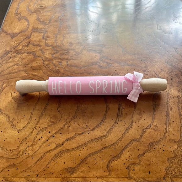 Accents | Hello Spring Rolling Pin Tiered Tray Farmhouse | Poshmark